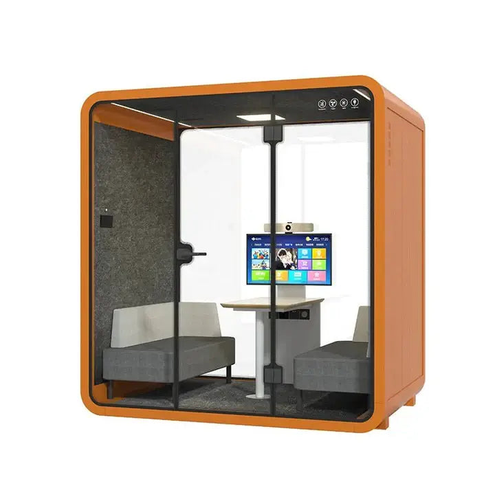 PrivacyPod | 4 Person Acoustic Office Pod | Soundproof Meeting Room